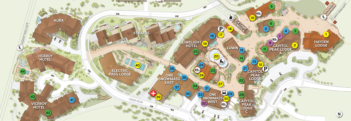 Base Village Map | Snowmass Base Village